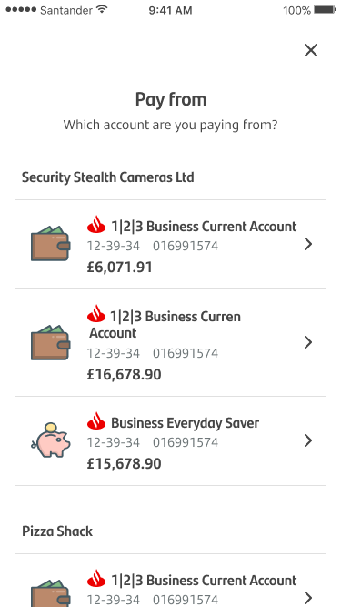 Making a payment | Santander UK