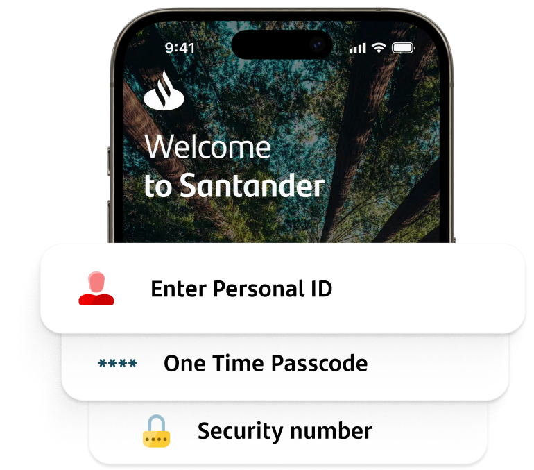 Trouble logging on | Santander UK